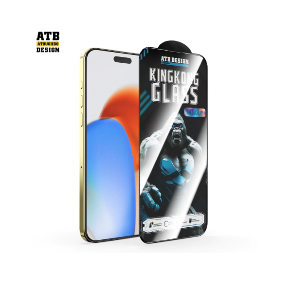 Atouchbo ATB Design King kong Full Cover 2.5D Clear Tempered Glass For ...