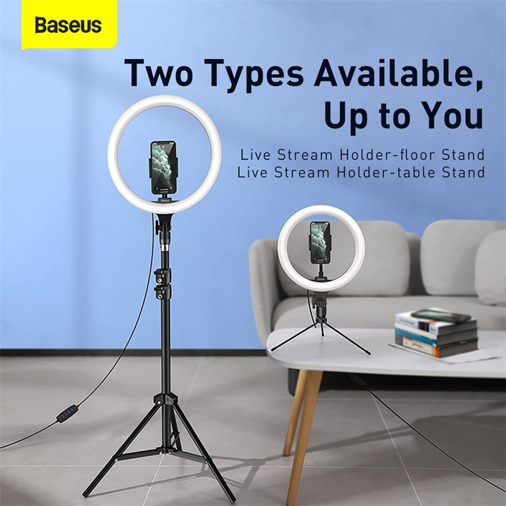 Baseus Livestream Holder Floor-stand 12-inch Light Ring – TECH SOURCE (PVT) LTD