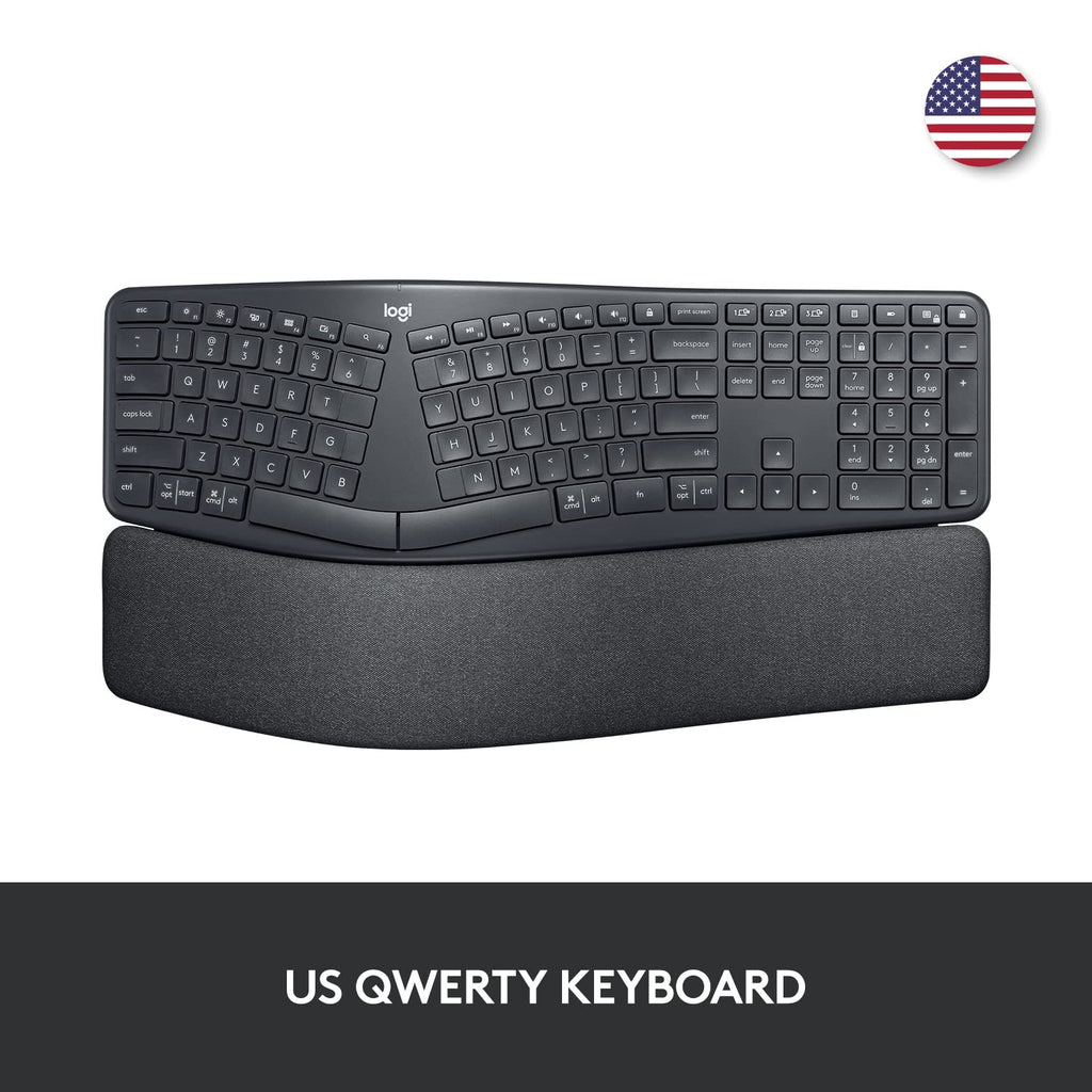 Logitech ERGO K860 Wireless Ergonomic Keyboard - Split Keyboard – TECH ...